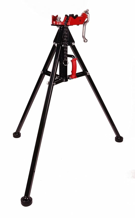Toledo Pipe 425 Stand Portable Tripod Chain Vise works with RIDGID® 12R ...