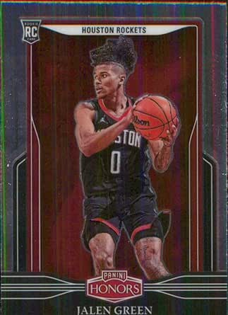 Amazon.com: 2021-22 Panini Chronicles #681 Jalen Green Houston Rockets Honors RC Rookie Card ...