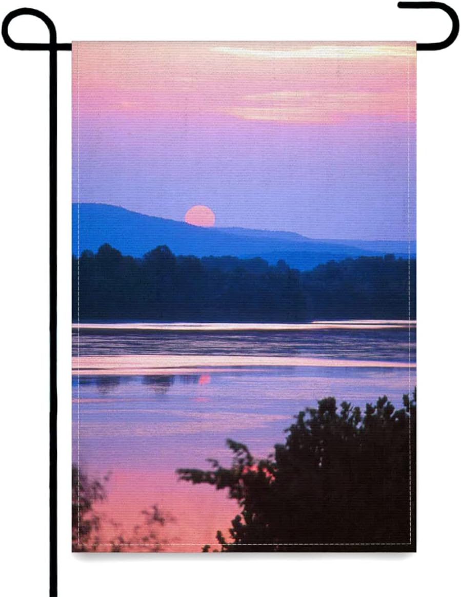 Amazon.com : Sunset Seasonal Garden Flags Welcome Garden Flag Sunset ...