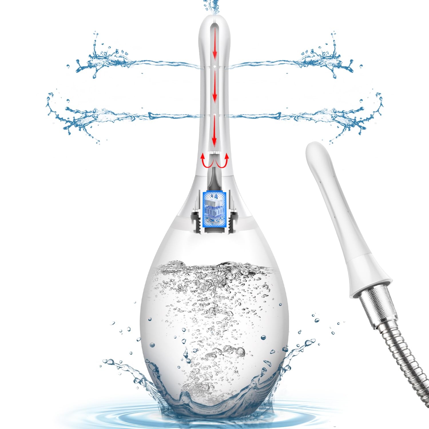 Enema Bulb Anal Douche Kit - Silicone Enema for Constipation Vaginal ...