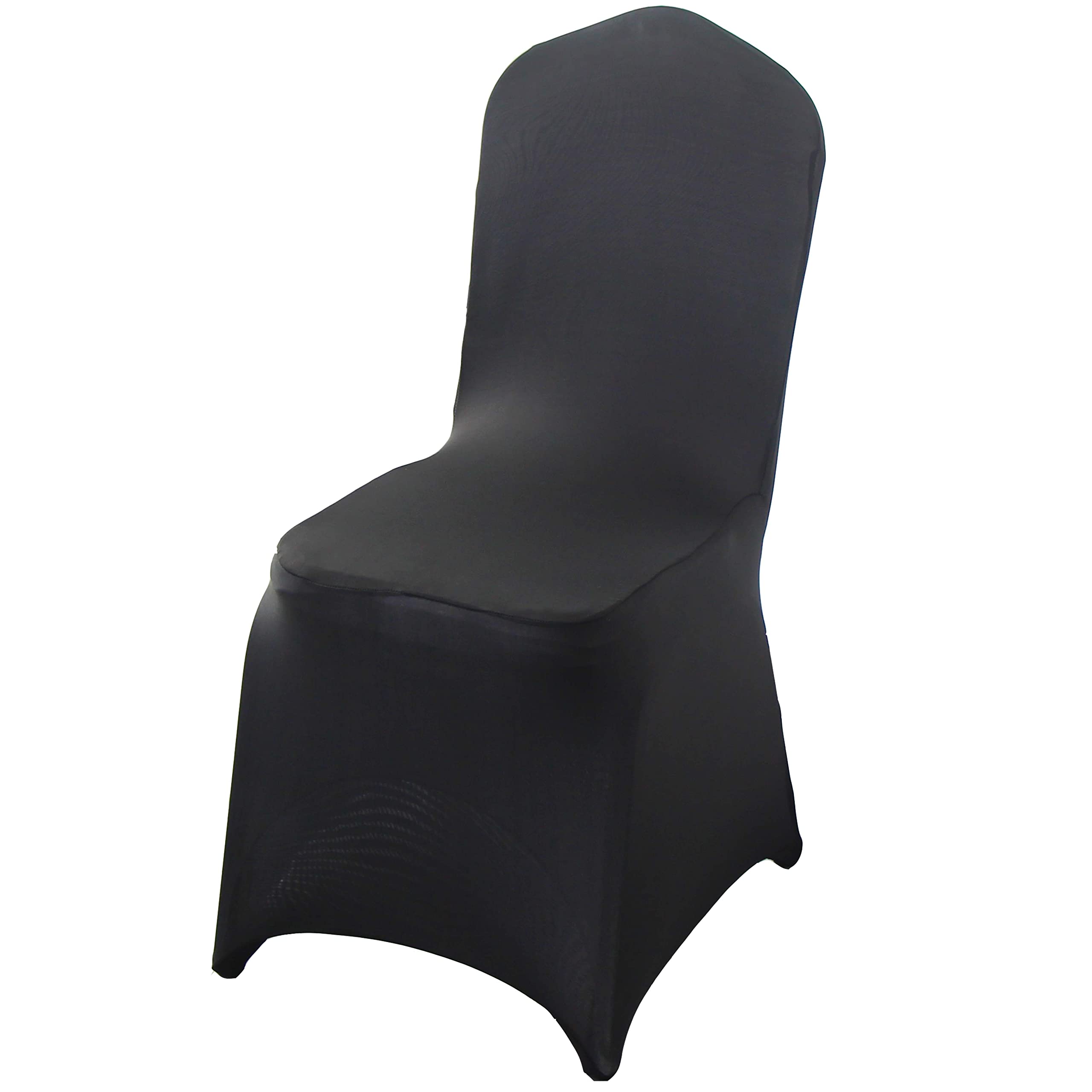 Palonu 36 Pcs Stretch Spandex Chair Cover Black Polyester Chair ...
