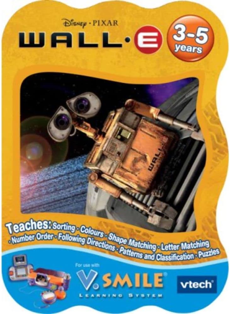 Amazon.com: VTech V.Smile Learning Game: Wall-E : Toys & Games
