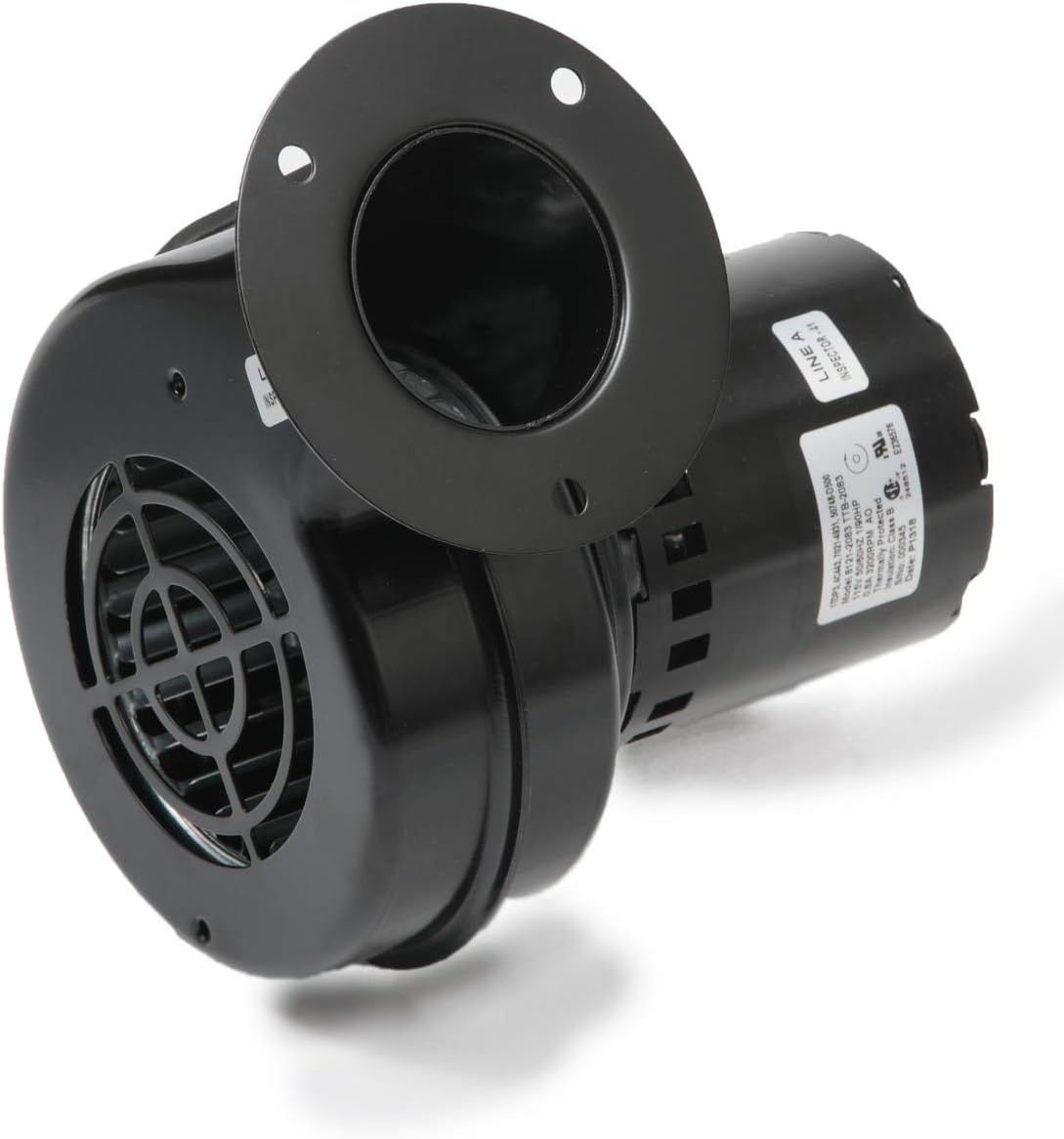 P-Tech Round 3.3 Inch Blower with Flange | Replaces Dayton 1TDP3, 4C443 ...