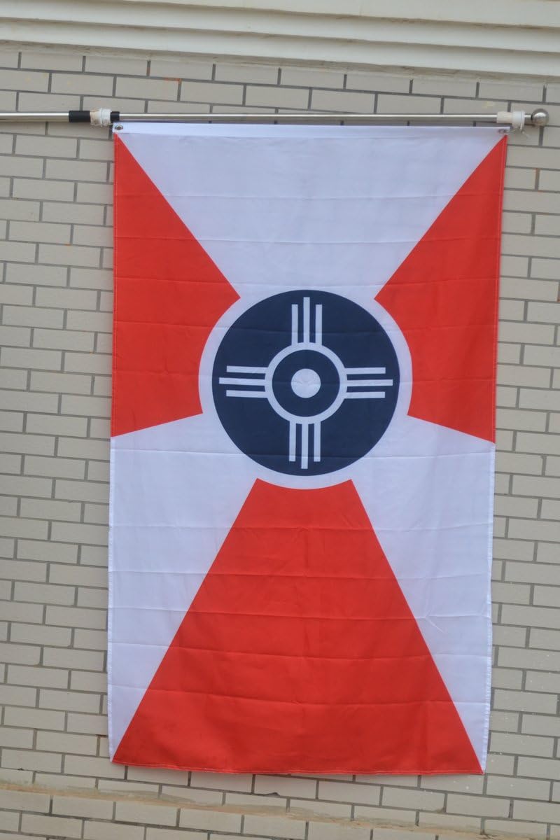 Amazon.com : Fyon Large Flag City of Wichita Flag 3X5Ft : Patio, Lawn ...