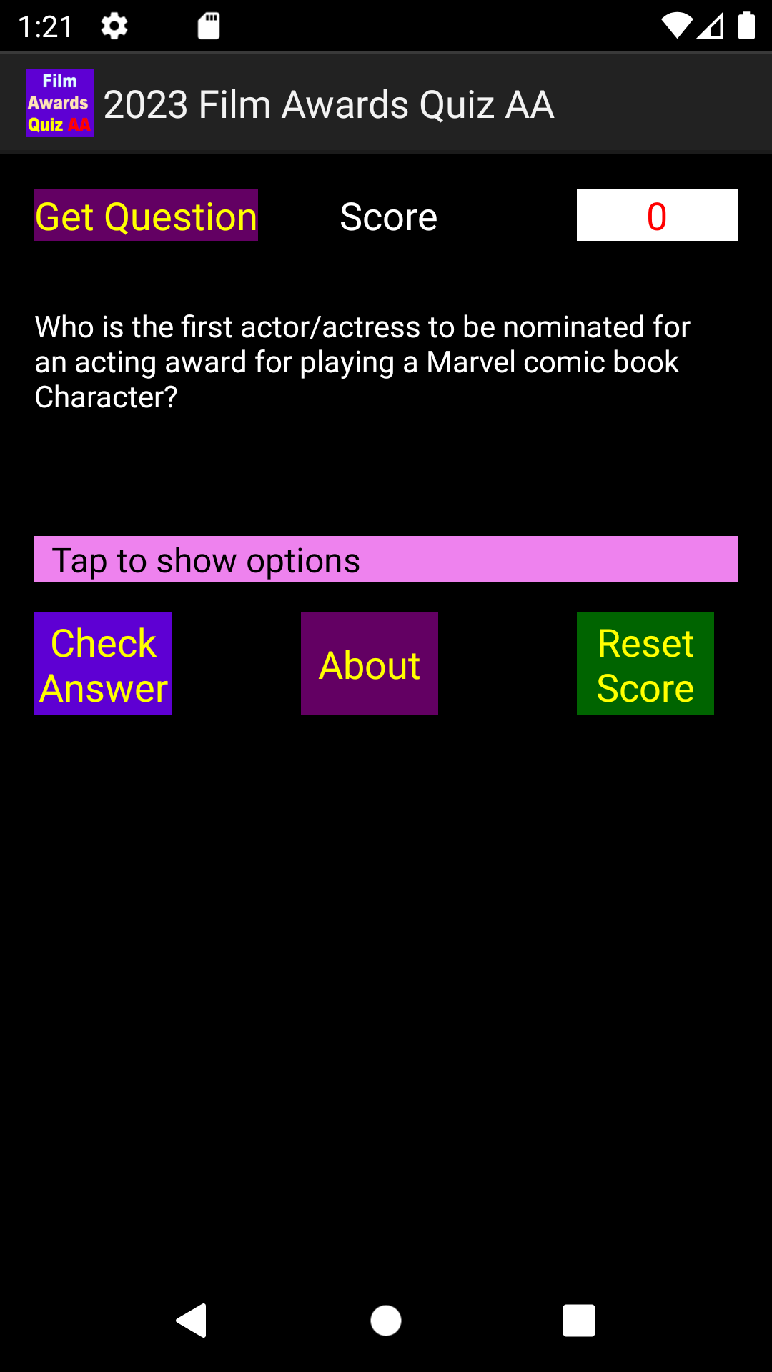 The Film Awards Quiz AA - App on Amazon Appstore