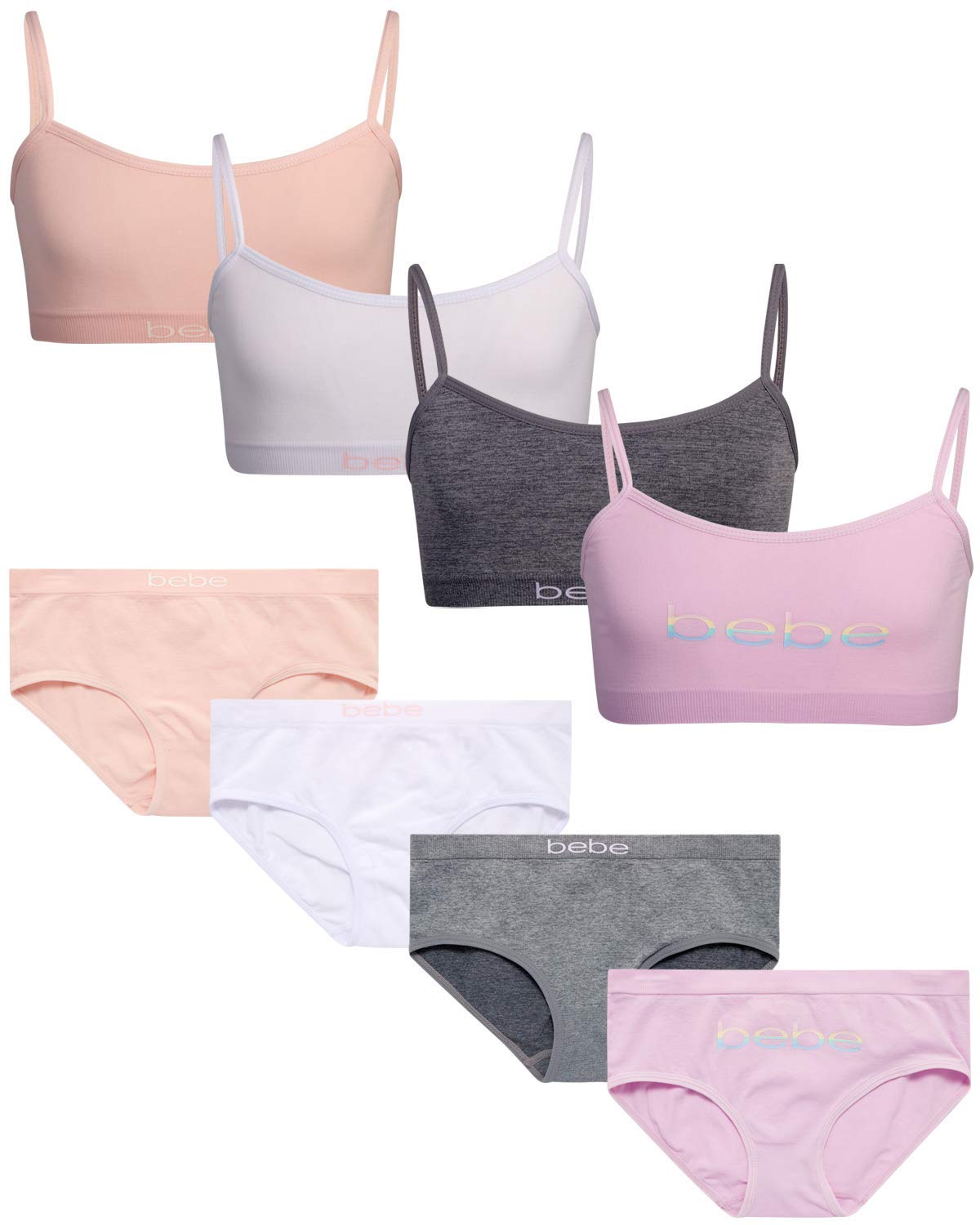 Buy Girls' Underwear Set - Seamless Cami Training Bra and Matching ...
