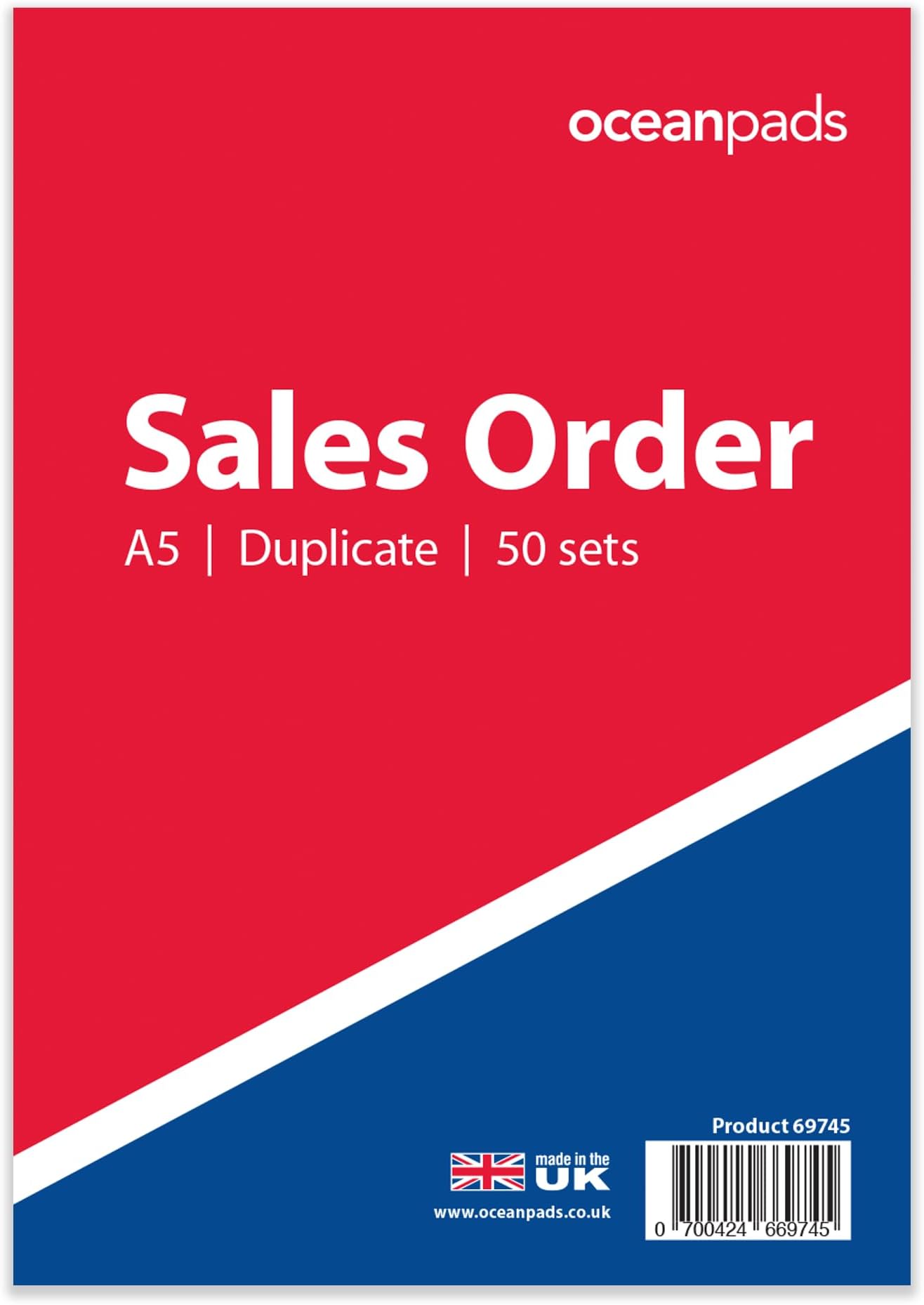 Ocean Pads Sales Order Book Duplicate A5 50 Sets Carbonless (69745 ...