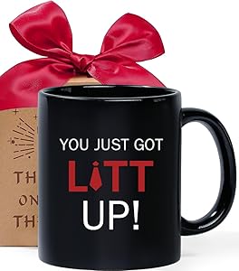 Amazon.com | You Just Got Litt Up! Louis Litt Funny Coffee Mug 11Oz, Inspired by The Tv Show ...