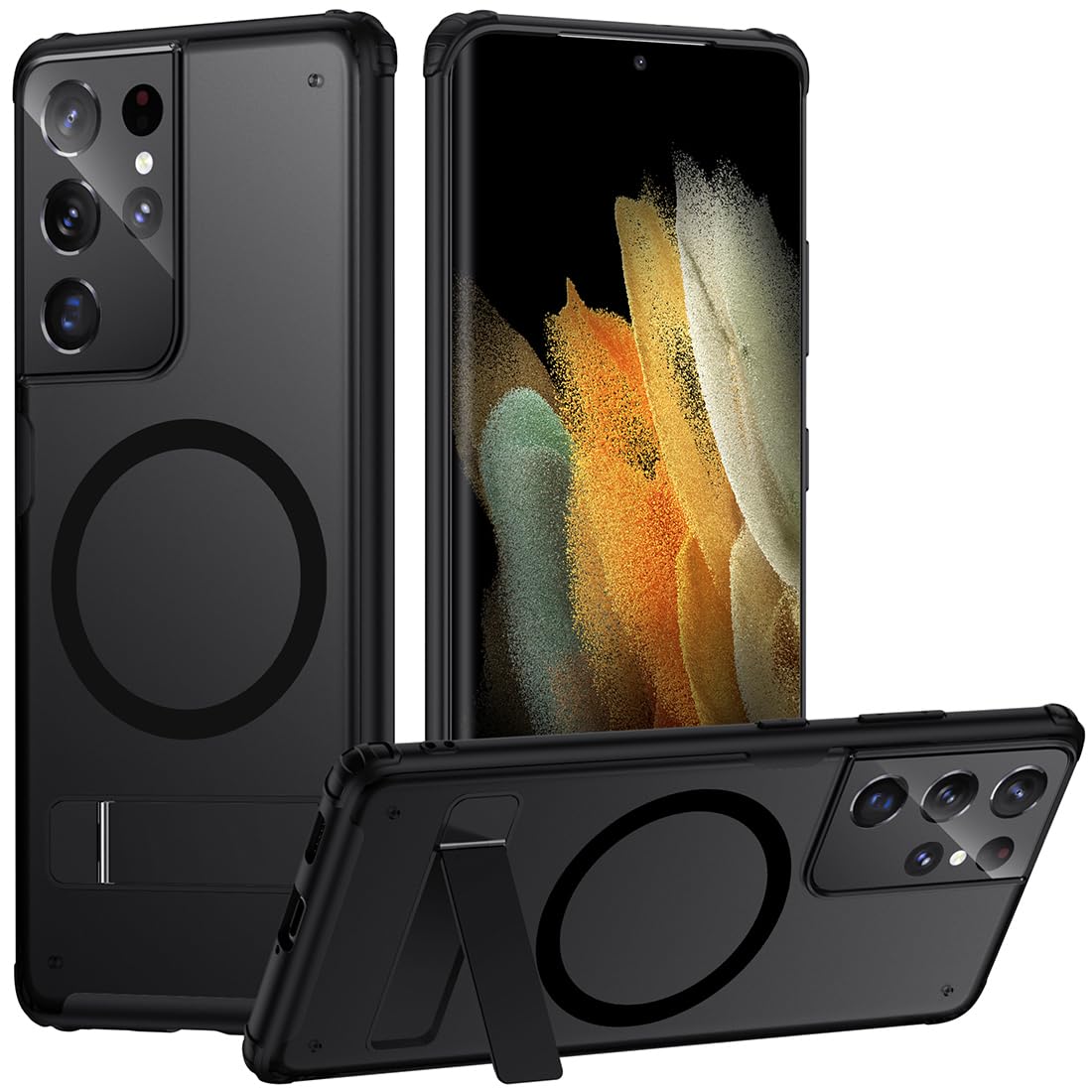 Amazon.com: TIANNIUKE Magnetic Case for Samsung Galaxy S21 Ultra,Compatible with MagSafe ...