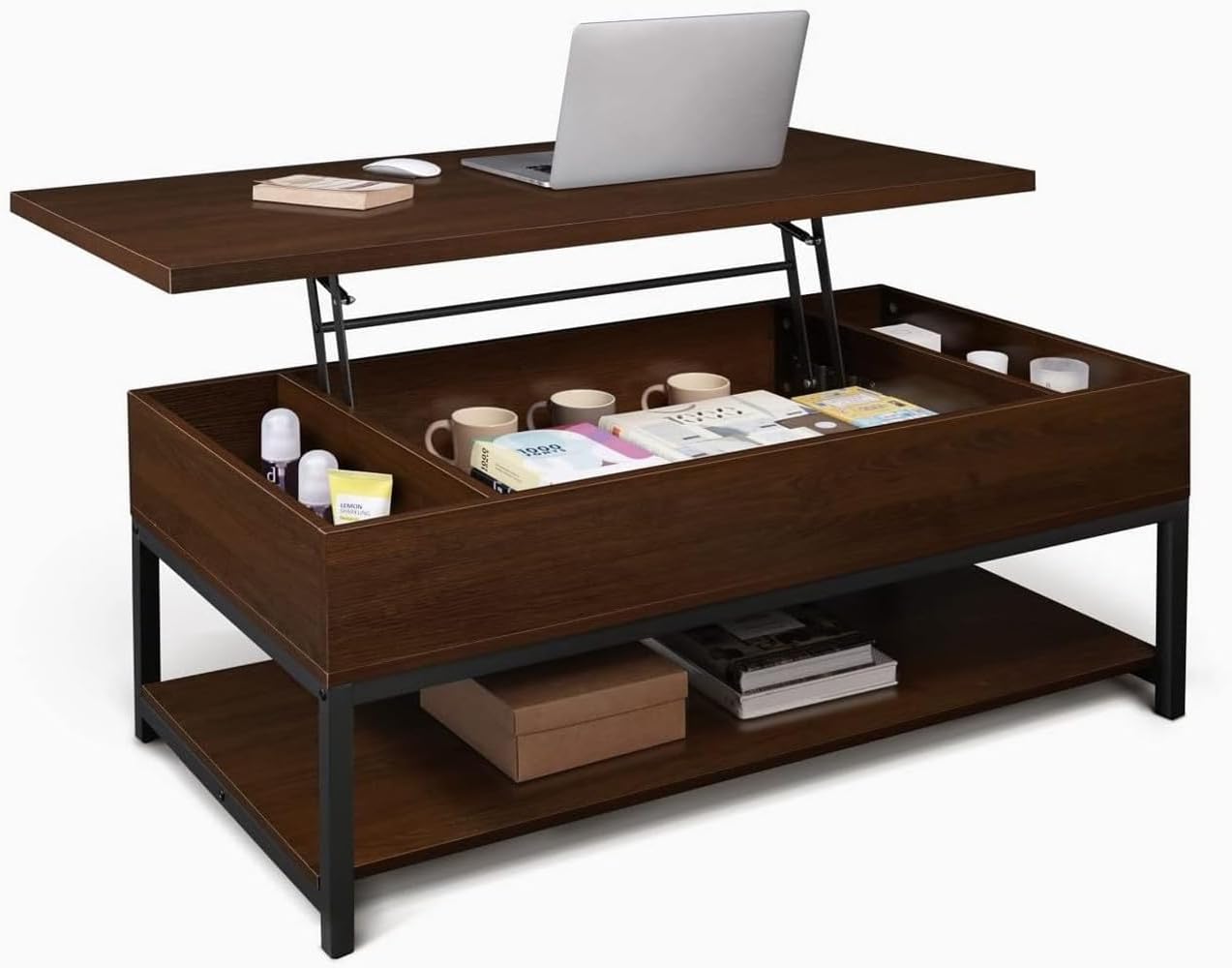 Amazon.com: Steve Silver Sherlock Lift Top Tblw/Casters Cocktail Tables ...