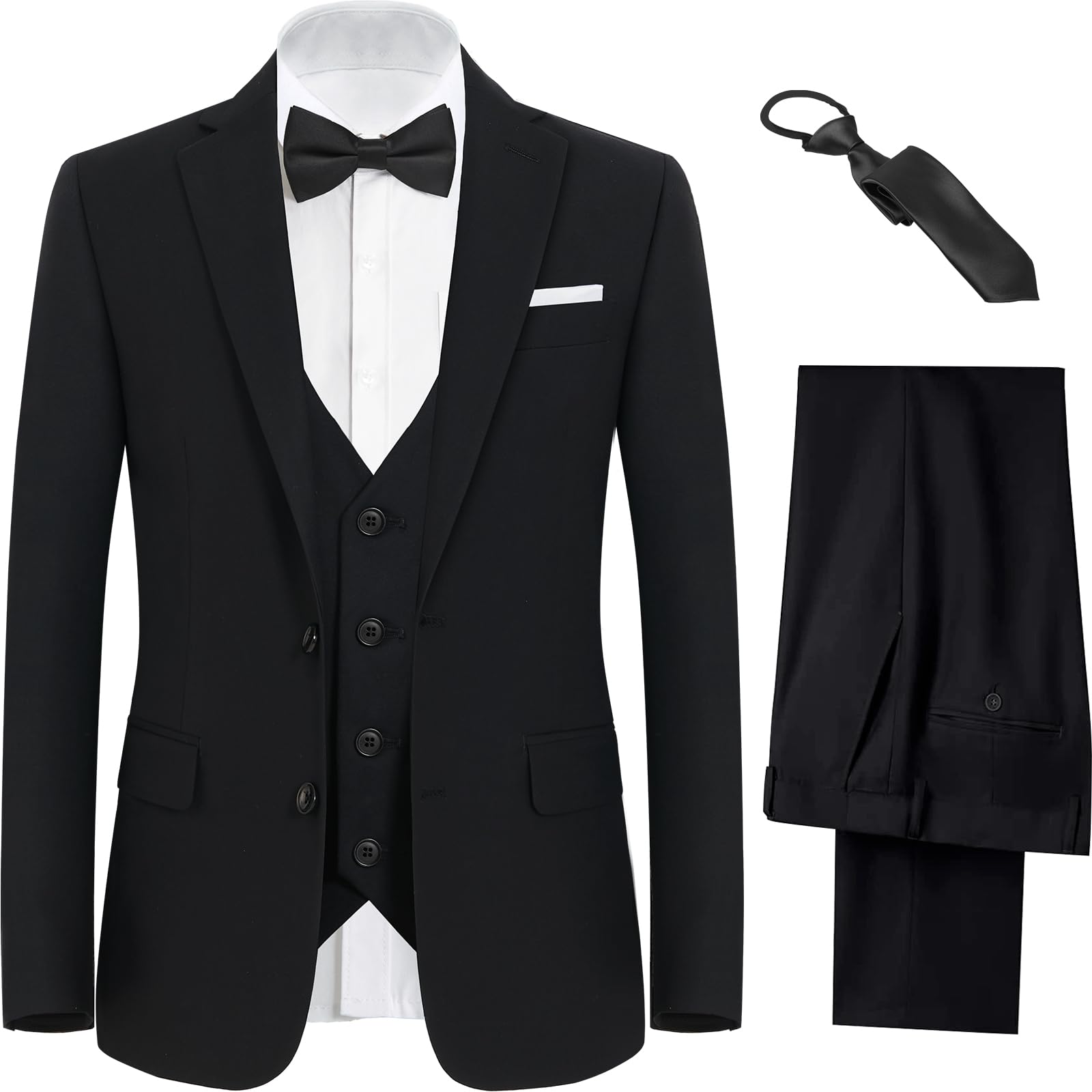 Amazon.com: Elegant Gentleman Boys Suit Teenager Suits Set for Boys ...