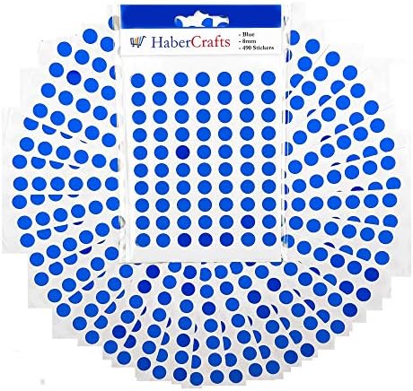 Avery Colour-coding Labels, Blue Dot Stickers, Diameter 8mm, 560 ...