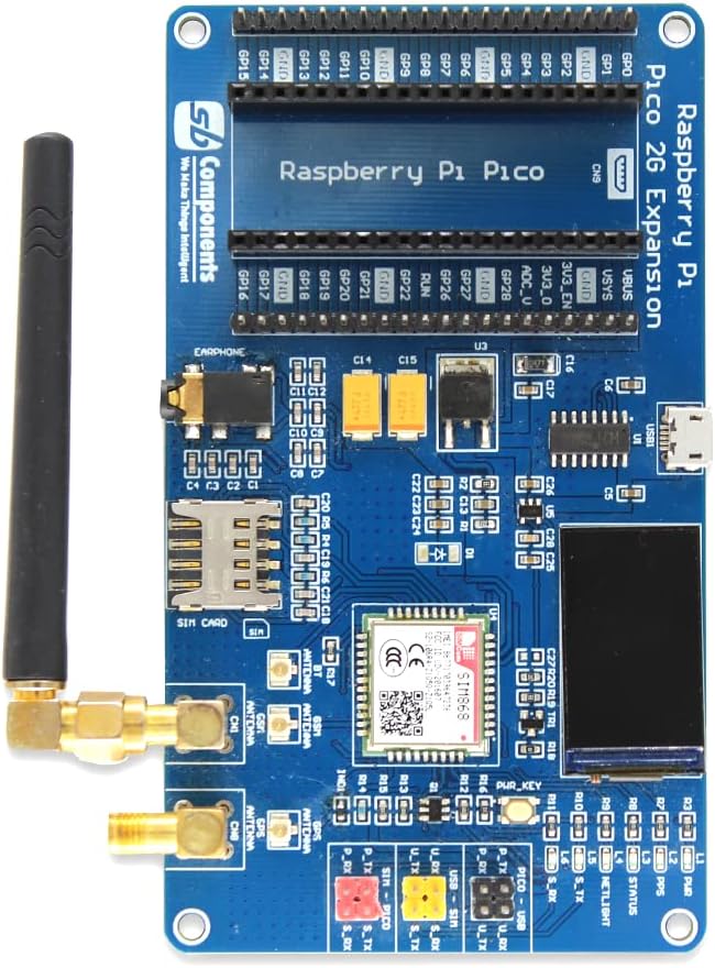 sb components Raspberry Pi Pico with Pico 2G Philippines | Ubuy