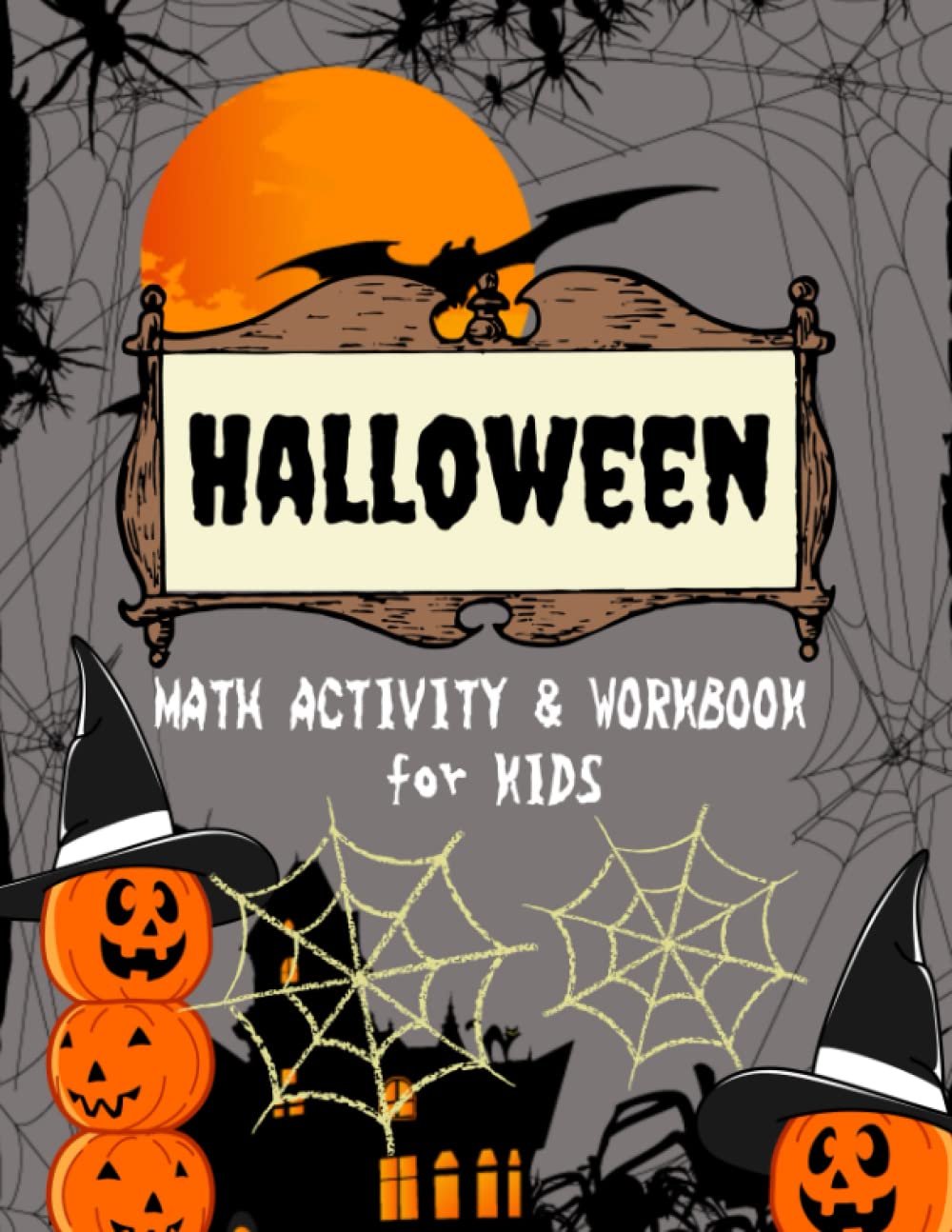 Buy Halloween Math Activity & Workbook: Activity Book For Kindergarten ...
