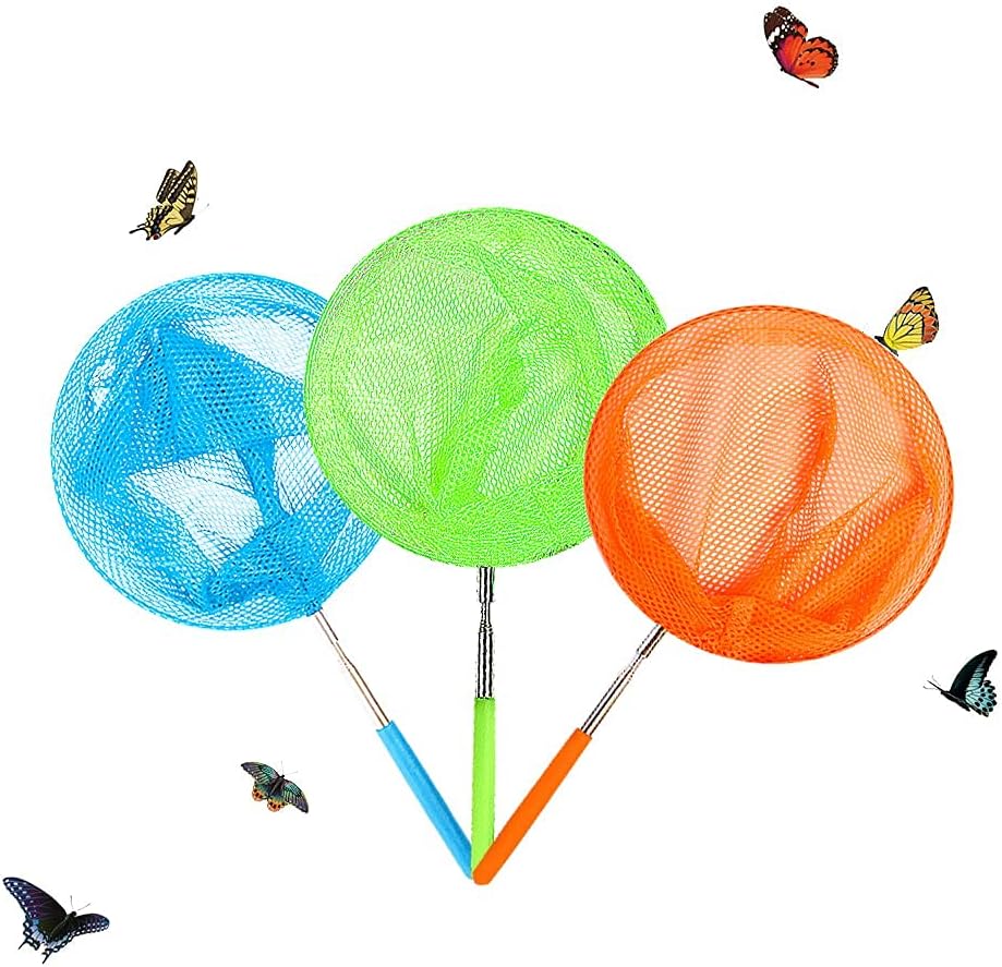 Amazon.com: Skrtuan Kids Telescopic Butterfly Fishing Nets Great for ...