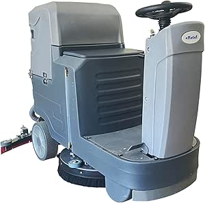 Amazon.com: HiBuyer Commercial Riding Floor Scrubber Machine, 21 ...