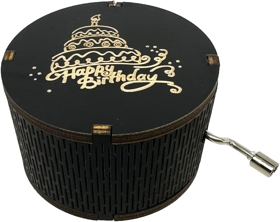 Amazon.com: Flylin Music Box, 18 Note Antique Engraved Hand Crank ...