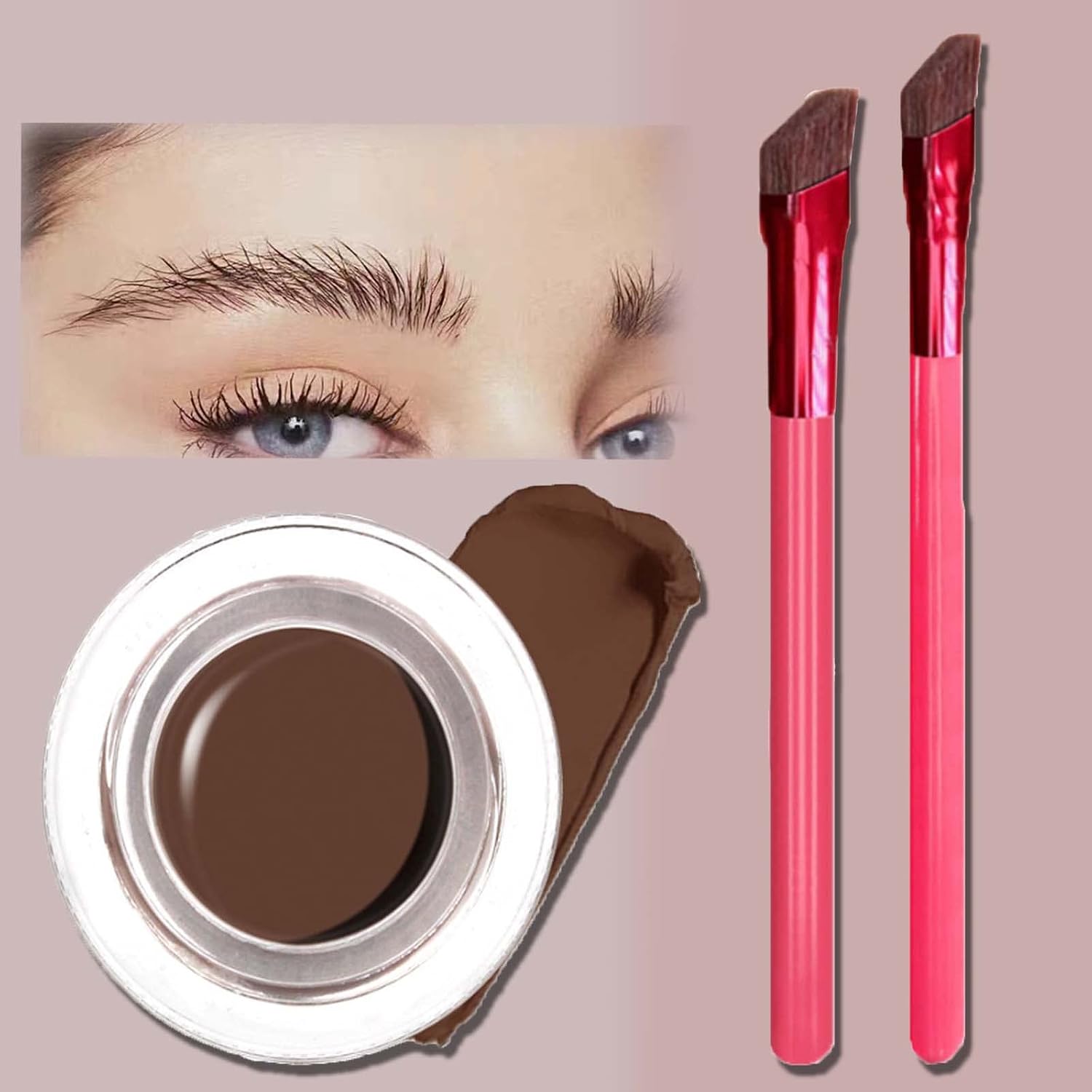 Amazon.com: NARE Multi Function Eyebrow Brush - Square Eyebrow Brush ...