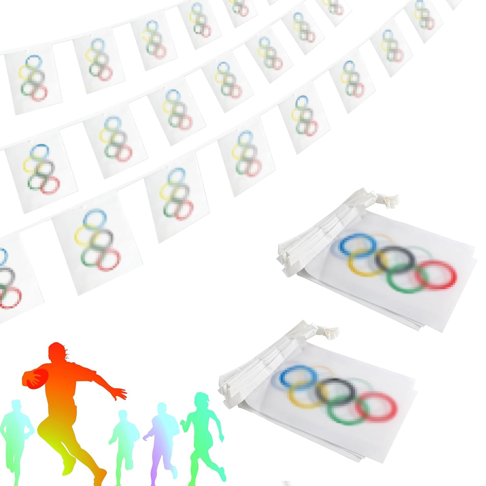 Buy Olympic , Olympics 2024 Merchandise, 40Pcs Olympic Rings Olympic ...