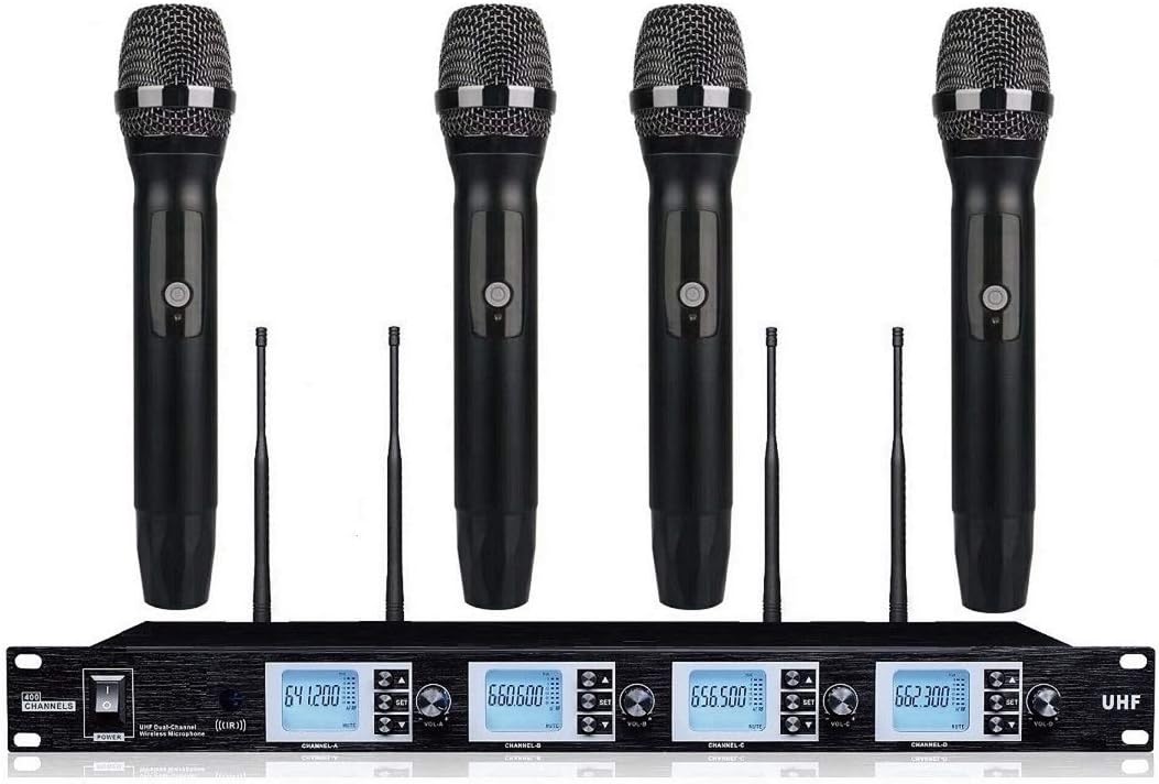 Amazon.com: Wireless handheld microphone systems uhf Professional ...