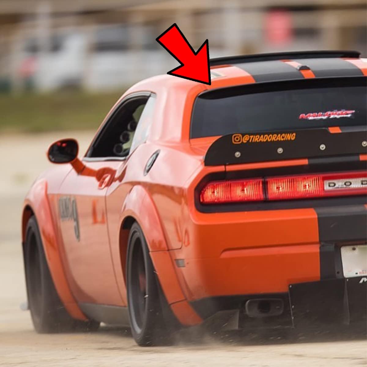 Amazon.com: SpoilerKing Rear Window Roof Spoiler Compatible with Dodge ...