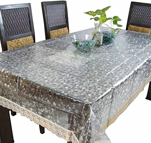 Buy ASIAN HANDLOOM Polyester Waterproof Transparent 60x108-inch 3D ...