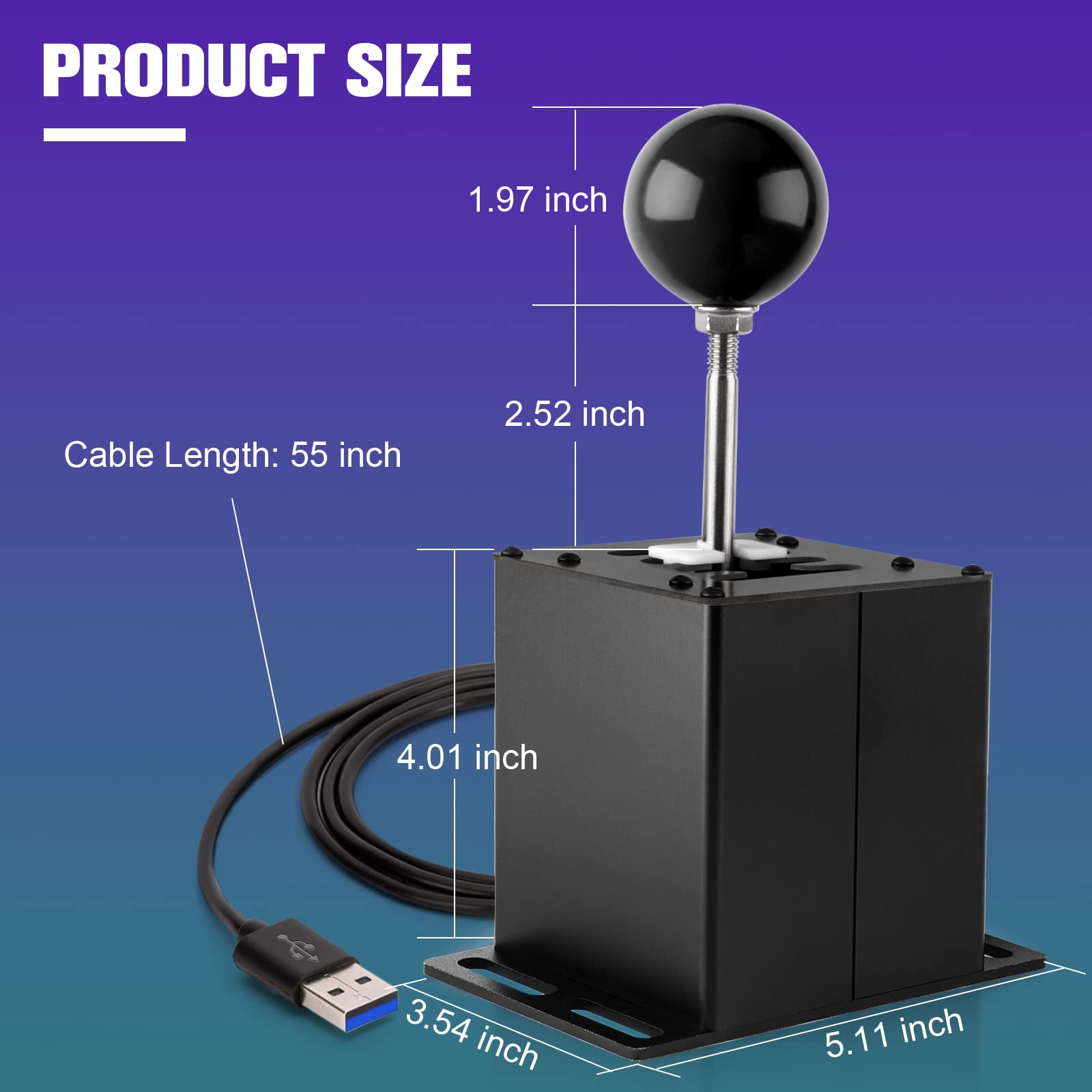 Snapklik.com : Aikeec USB Simulator Shifter For ATS ETS Dust WRC Sim ...