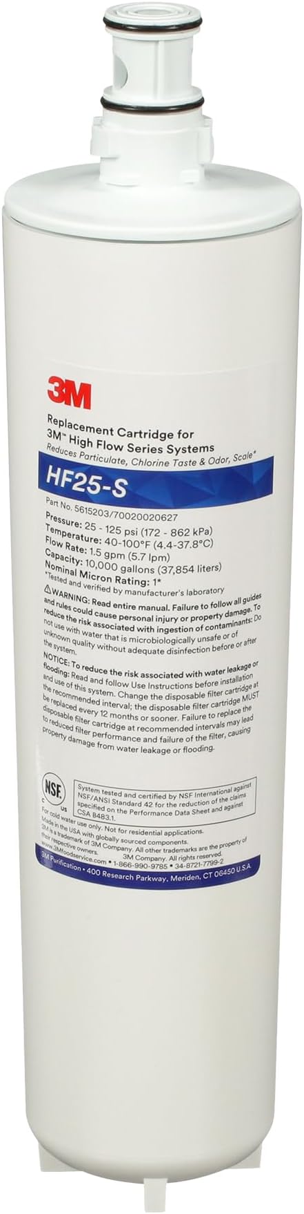 Amazon.com: 3M HF25-S High Flow Series 3M Genuine Replacement Filter ...