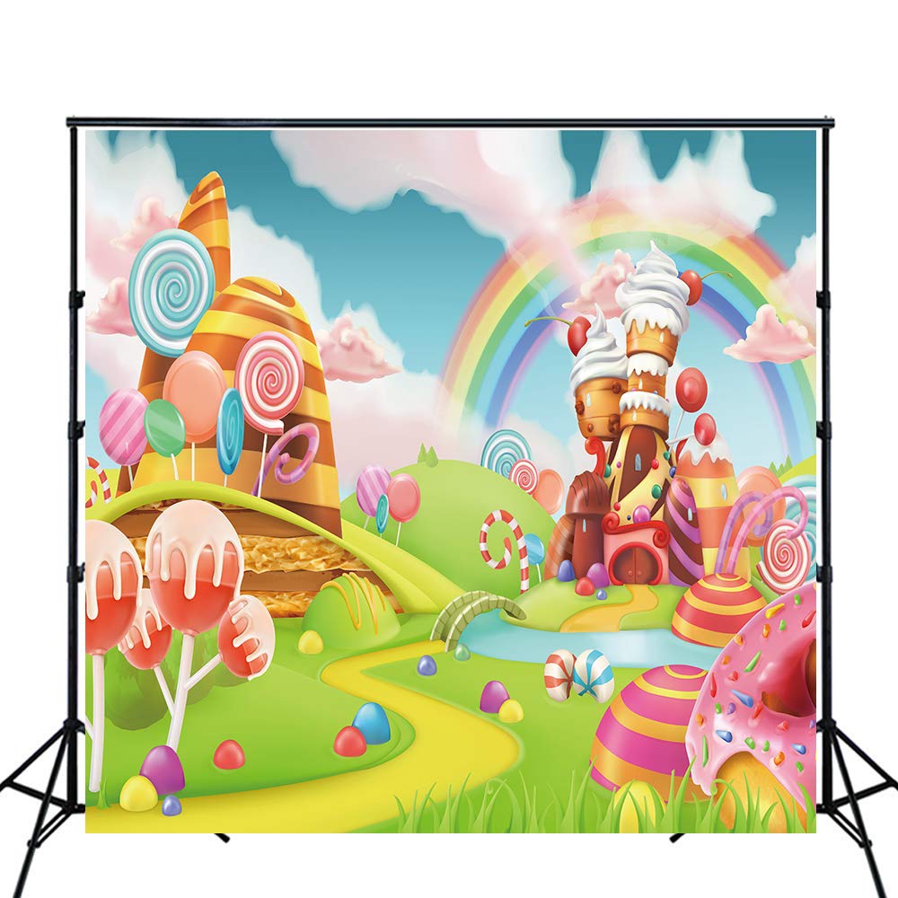 Realistic Candyland Background