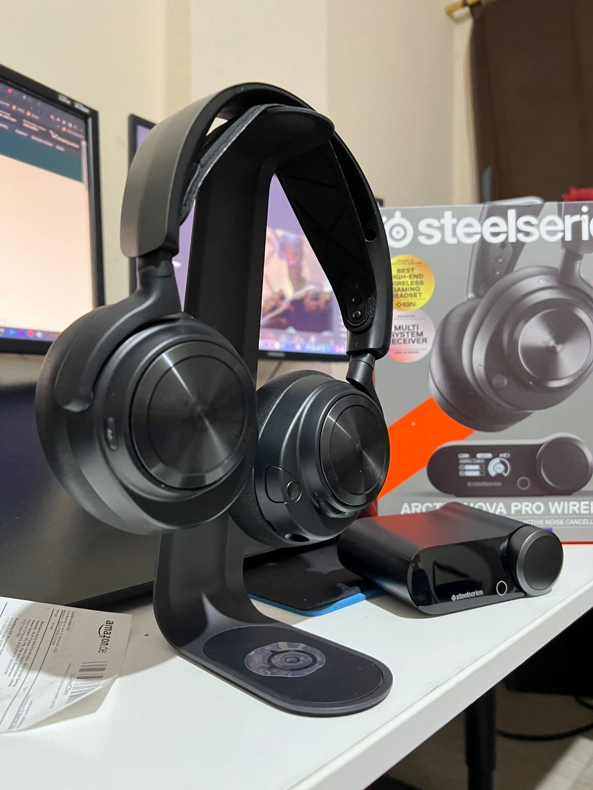 SteelSeries, Kabellos, HS1 Aluminum Headset Stand Silver: Amazon.de ...