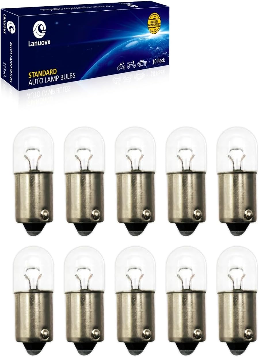 Amazon.com: Lanuovx 10 Pack 3894 T8.5 Dashboard Light Bulb 12V 3W ...
