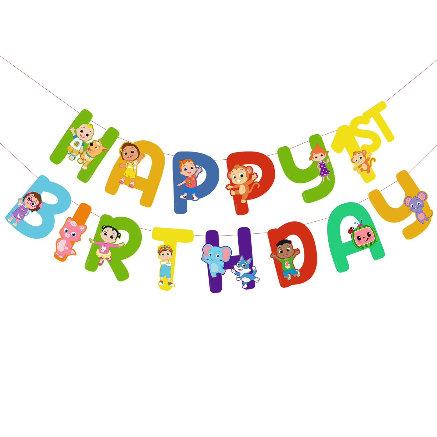 Buy Cocomelon Theme Birthday Decorations Cocomelon Banner For 1st buy-cocomelon-theme-birthday-decorations-cocomelon-banner-for-1st