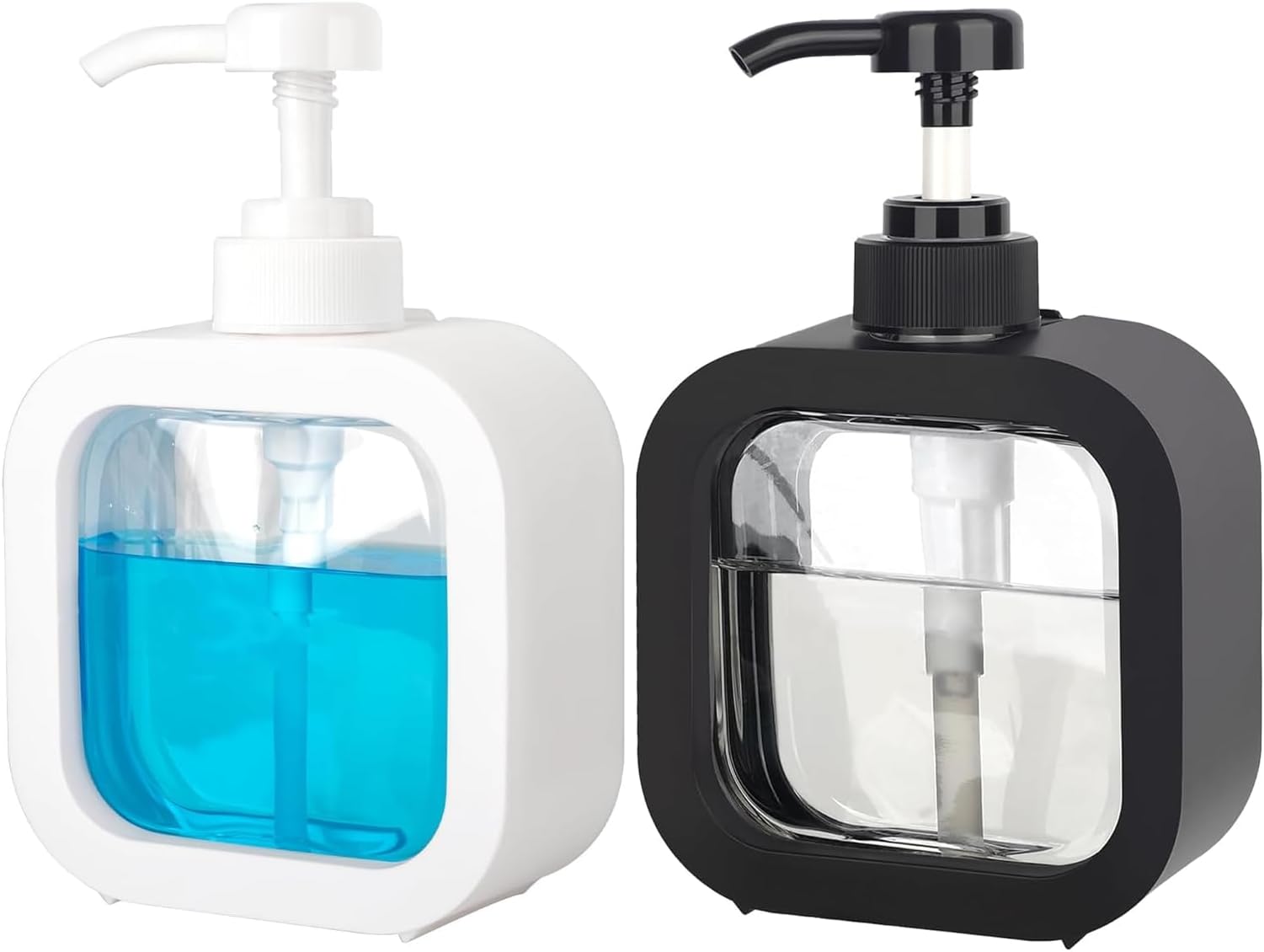 BATH GURU Ceramic Marble Texture Counter Top Liquid Shampoo Sanitizer ...