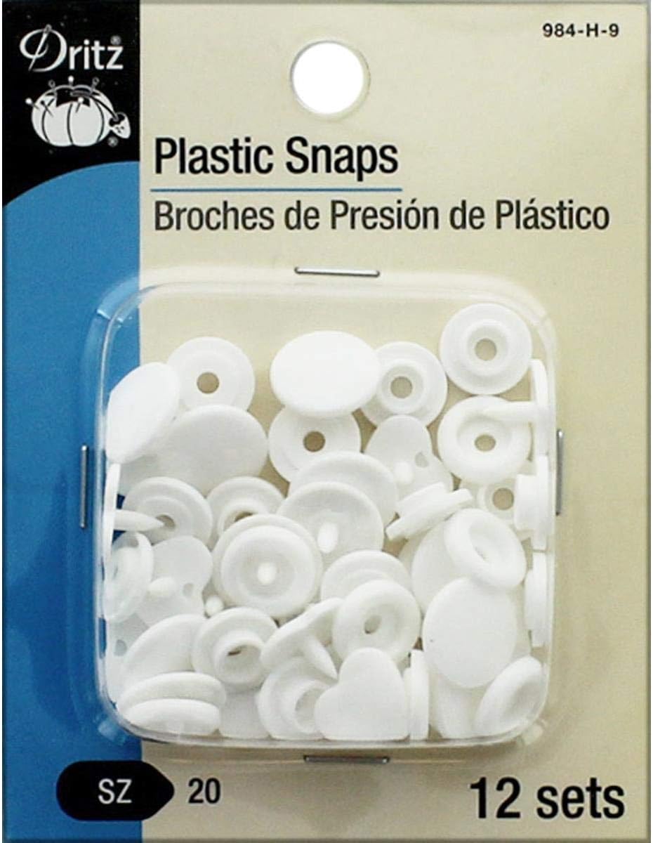 Amazon.com: Dritz Prym Mini Color, 72 Sets, 9mm Snap Fasteners, One ...