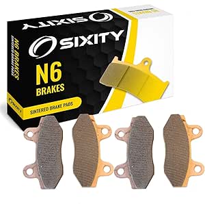 Amazon.com: Sixity N6 Sintered Brake Pads FA86 FA86 Front Rear ...