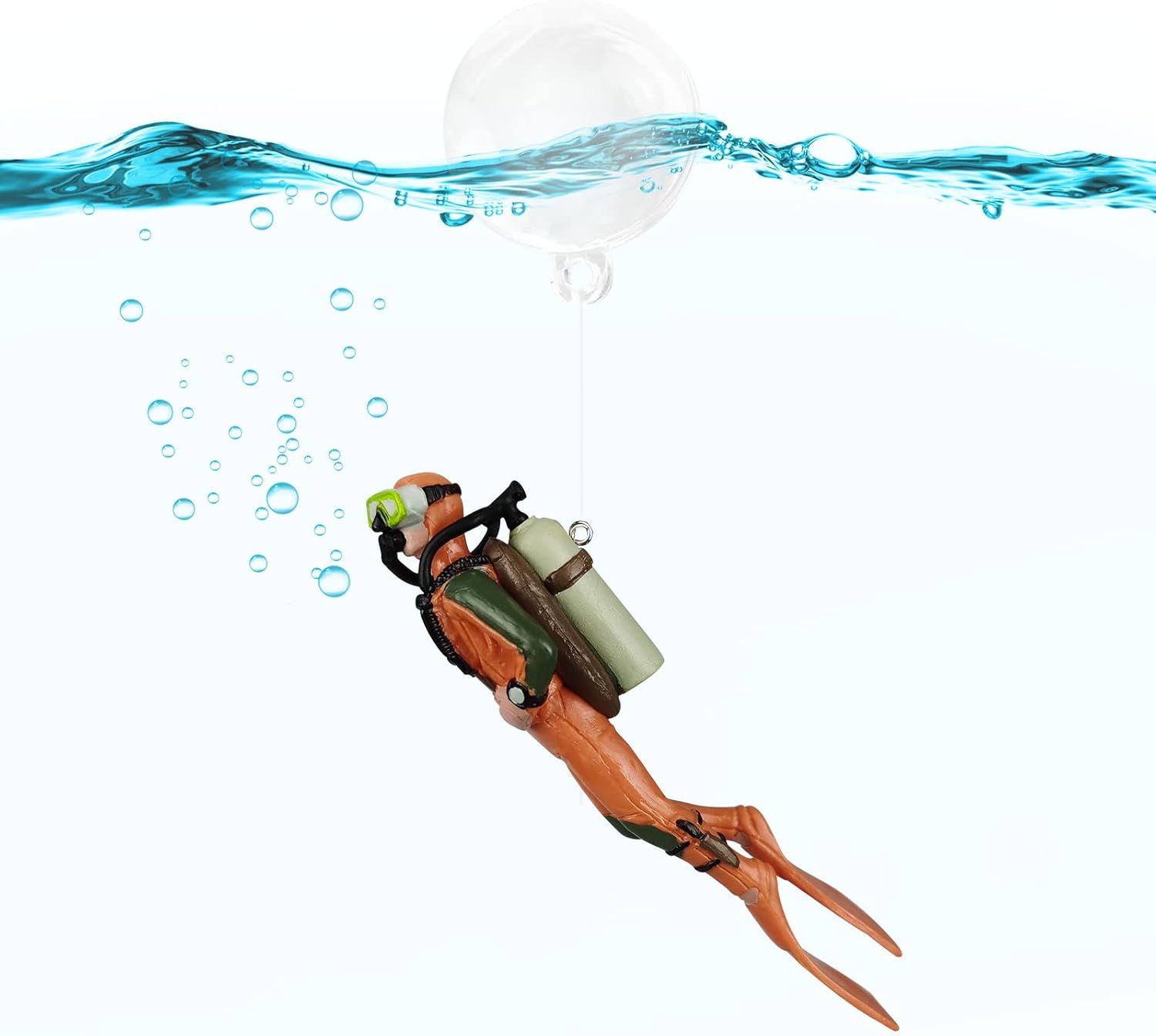 Amazon.com: WishLotus Aquarium Floating Decorations, Resin Fish Tank ...