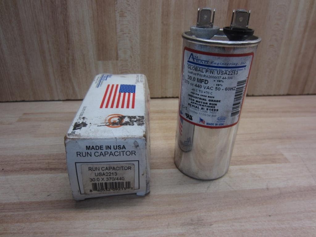 Amazon.com: AMRAD ENGINEERING USA2213 Series Round USA-Made Motor Run ...