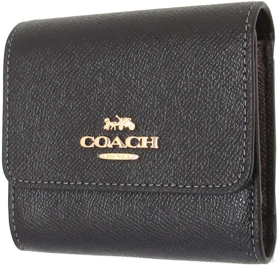 Amazon.com: Coach Cartera pequeña de cuero de grano cruzado : Ropa ...