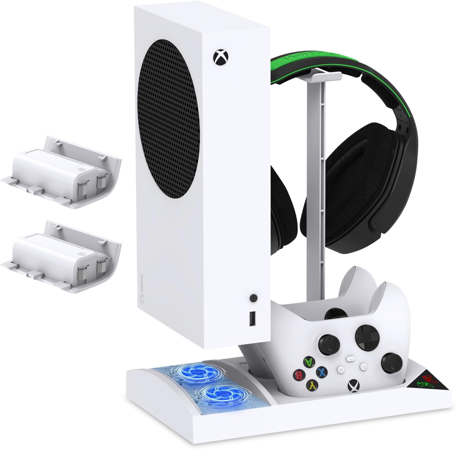 FYOUNG Cooling Fan Stand for Xbox Series S Console, Cooler Fan System ...