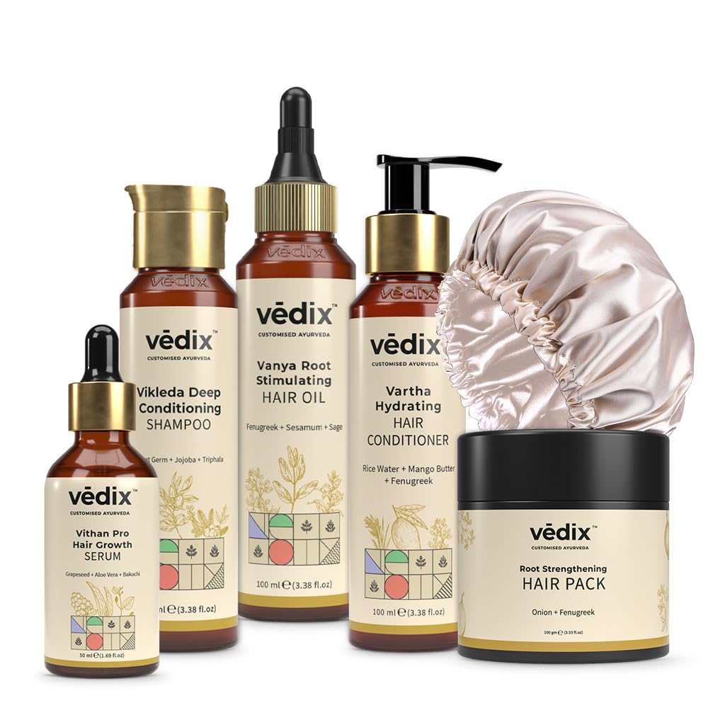 Buy Vedix Customised Ayurvedic Hair Care Combo for Dry- Frizzy Hair ...