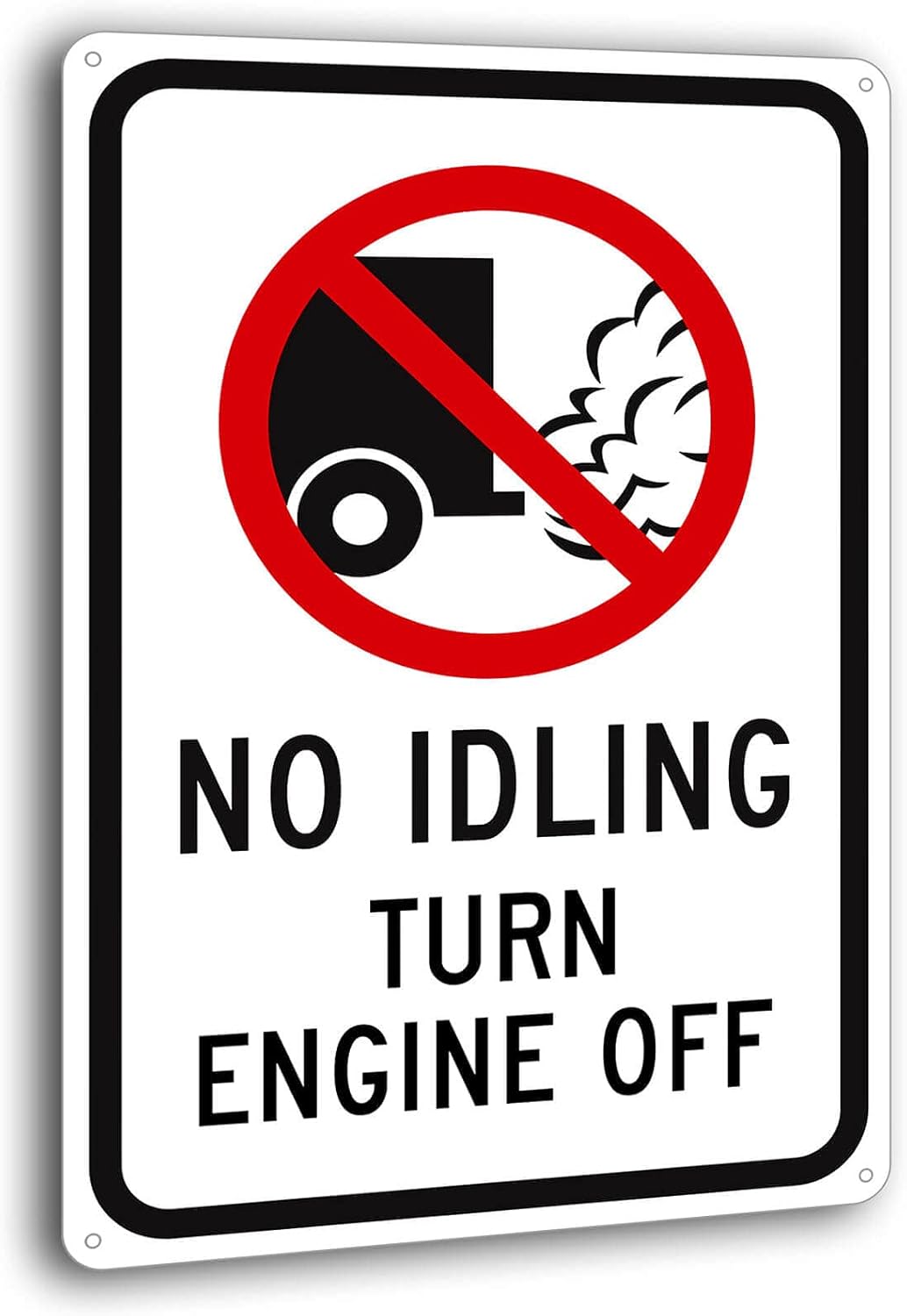 Amazon.com: BAYABU No Idling Turn Engine Off (with No Idling Graphic ...