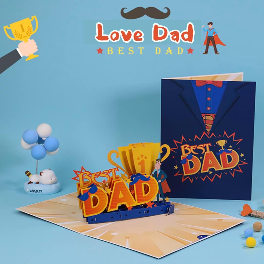 Taomoiup Fathers Day Toolbox Pop-Up Card, Fathers Day Card, Handcrafted ...