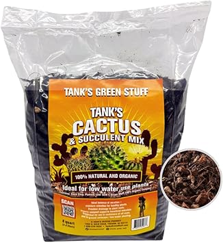 Amazon.com : Tanks Cactus and Succulent Mix 8 qt Bag : Patio, Lawn & Garden