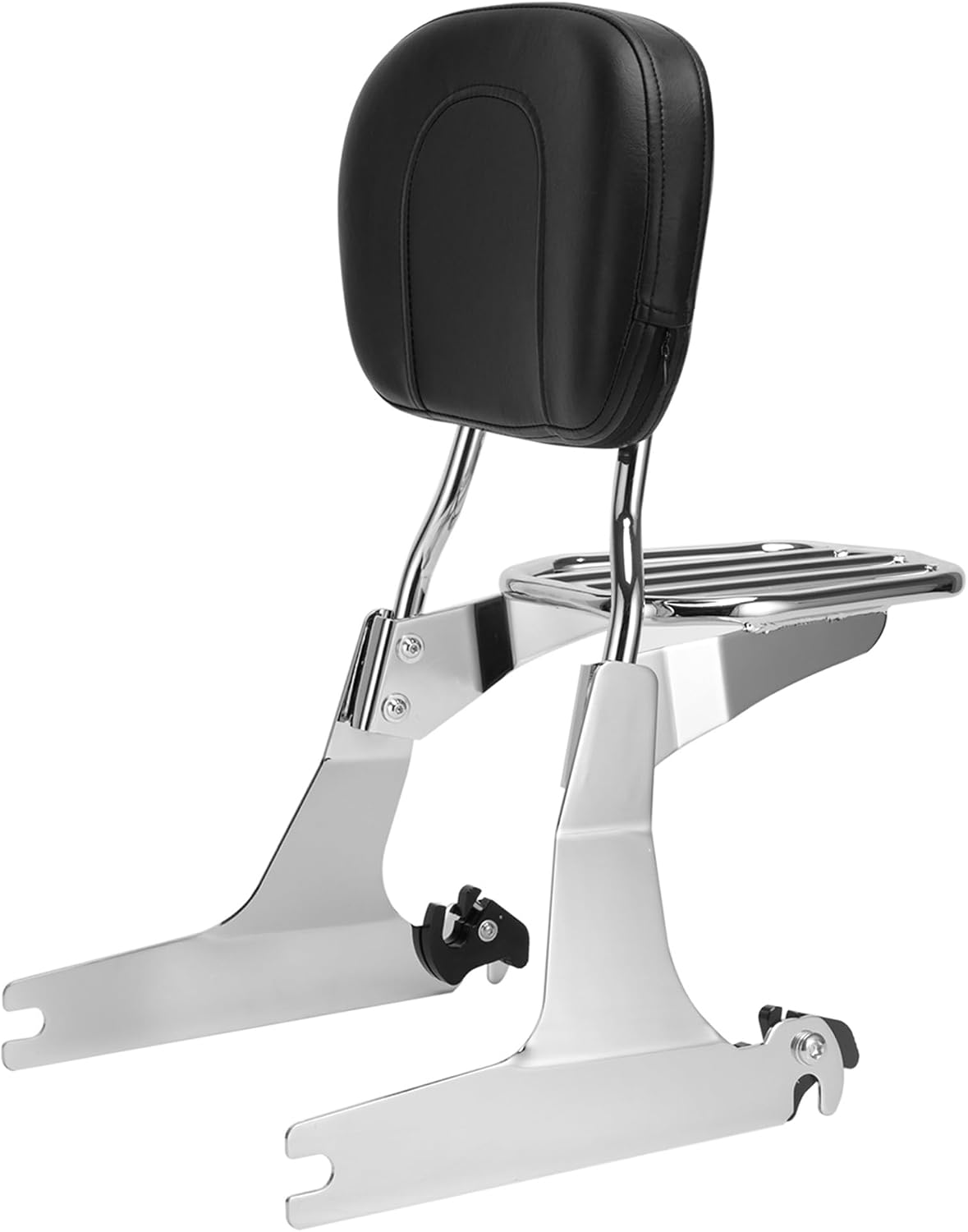 Amazon.com: Customoto Detachable Dyna Sissy Bar Backrest Compatible ...
