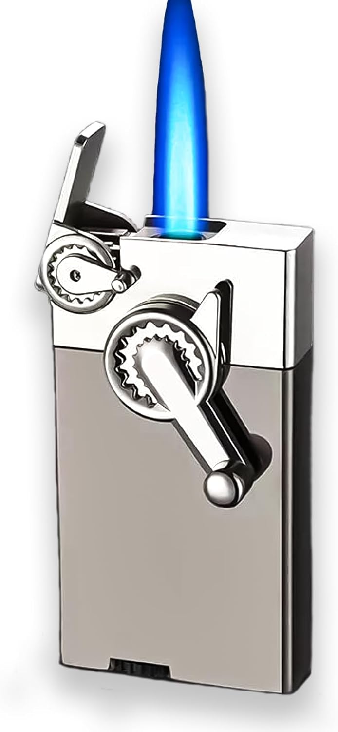 Amazon.com: WEQTETJU Rocker Gear Torch Lighters, Irefillable Jet ...