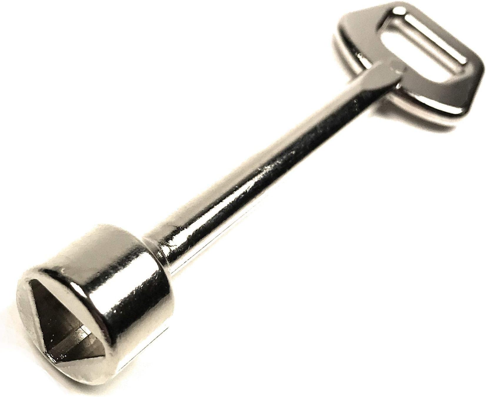 sourcing map Electrical Cabinet Key 8mm Zinc Alloy Square Water Meter ...