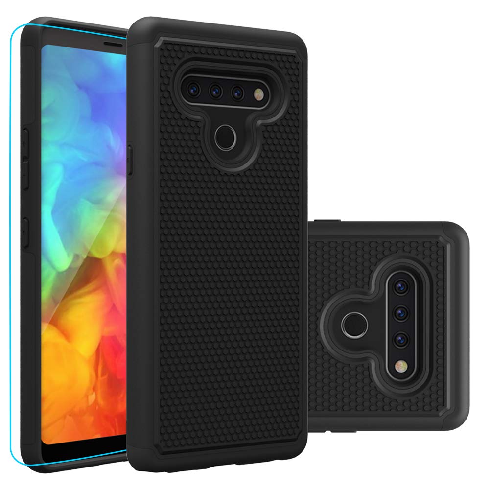 LG Stylo 6 Case, with HD Screen Protector,Giner Dual Layer Heavy-Duty ...
