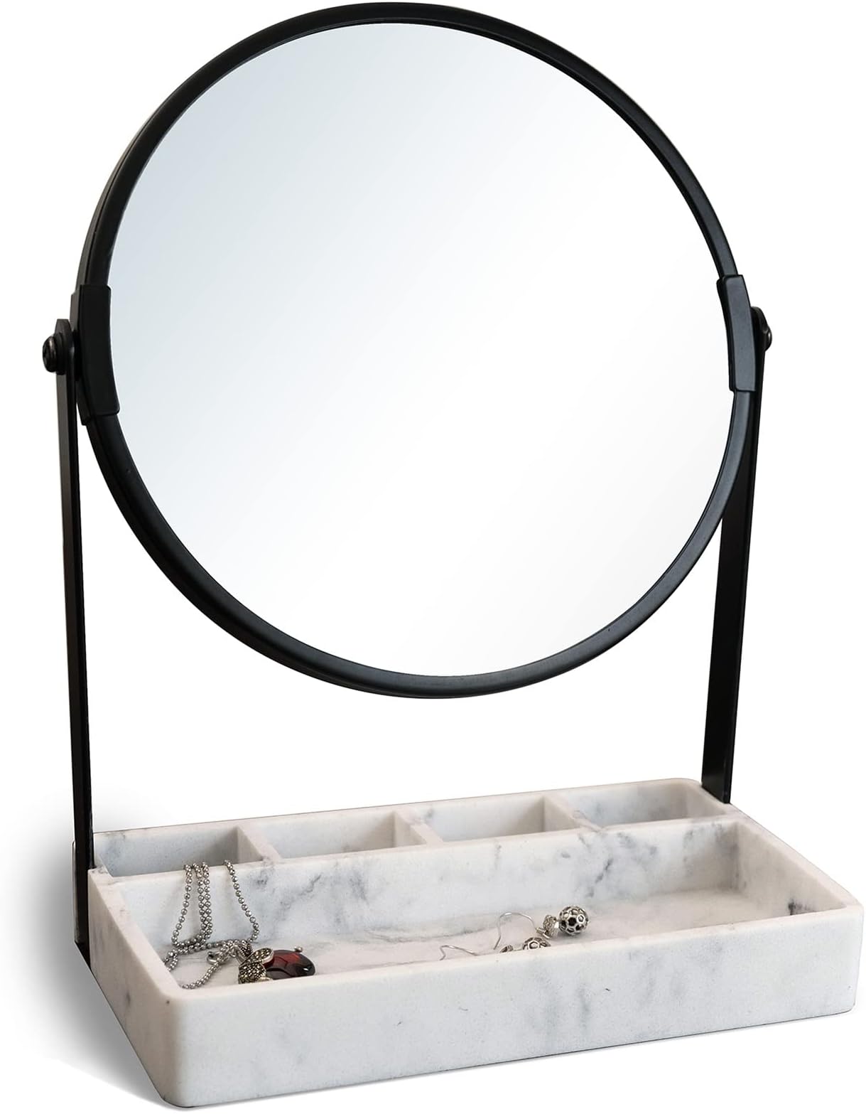Amazon.com : Navaris Magnifying Table Top Mirror - Double-Sided 1x/3x ...