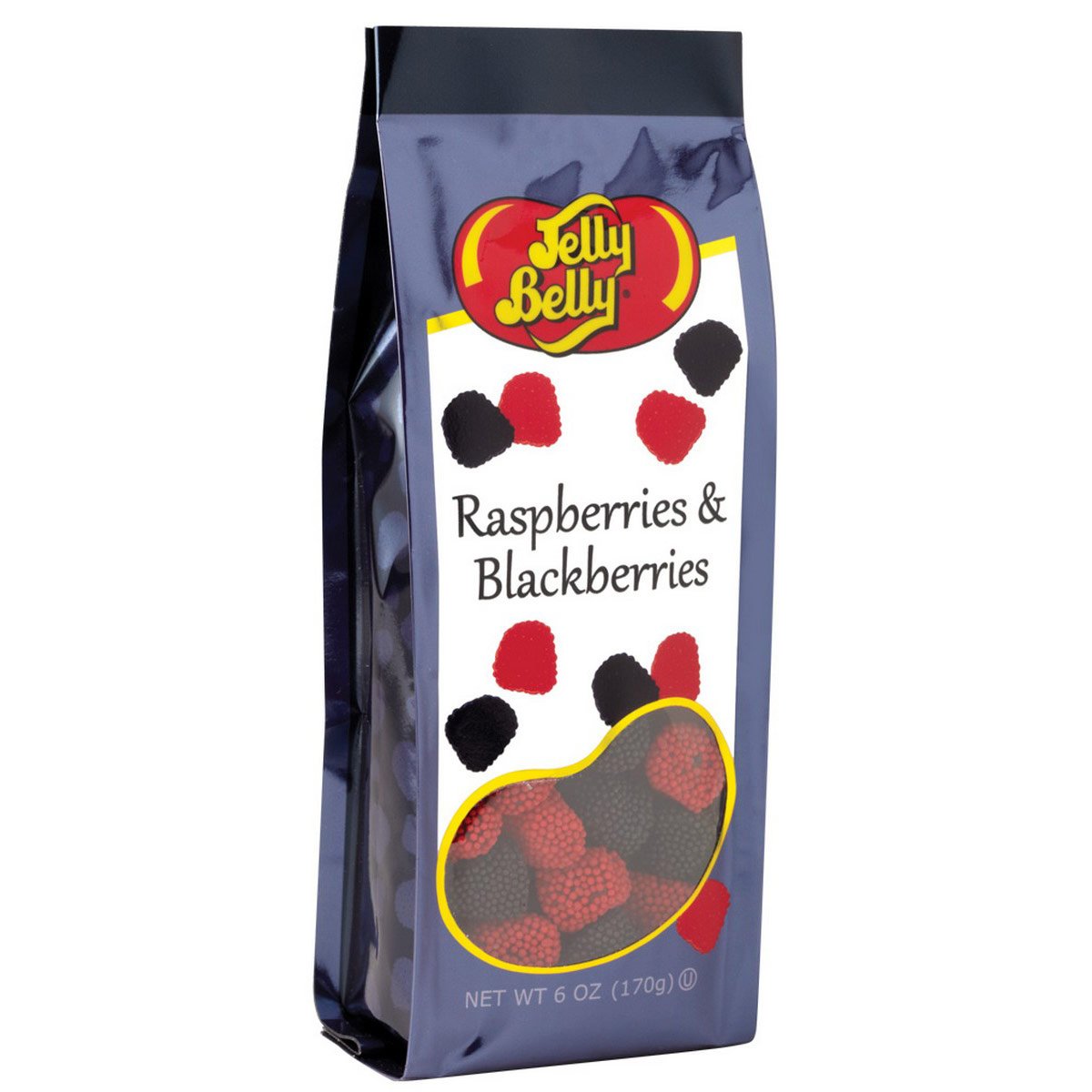 Amazon.com : Jelly Belly Raspberries and Blackberries - 6 oz Gift Bags ...
