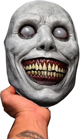 Scary Halloween Mask,Scariest Smiling Mask for Adults, Latex Creepy ...